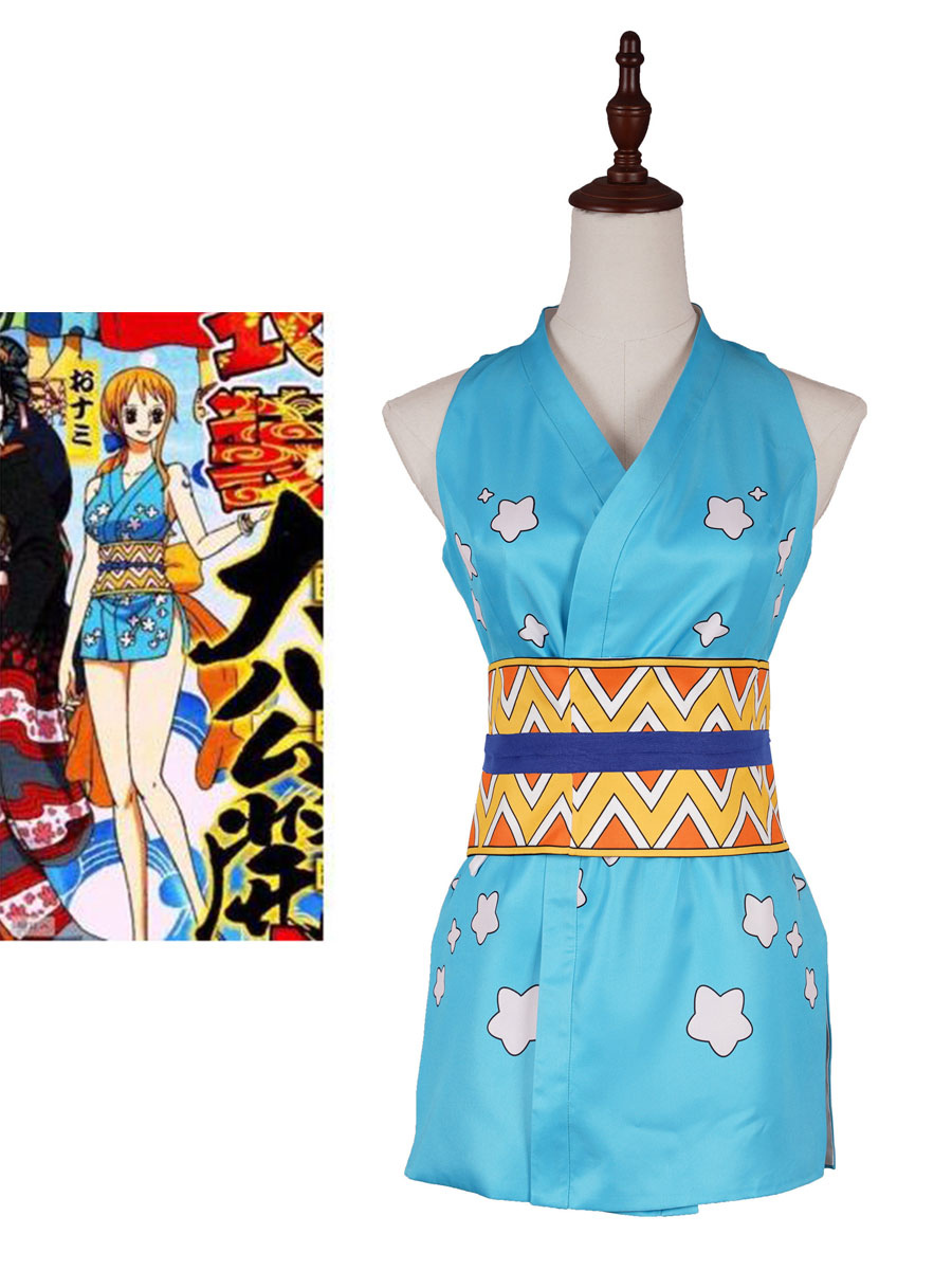 One Piece Cosplay Costume Set Nami Dress - Cosplayshow.com