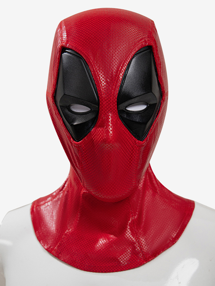 Cosplay de Deadpool película roja de Deadpool visera de poliéster piel ...